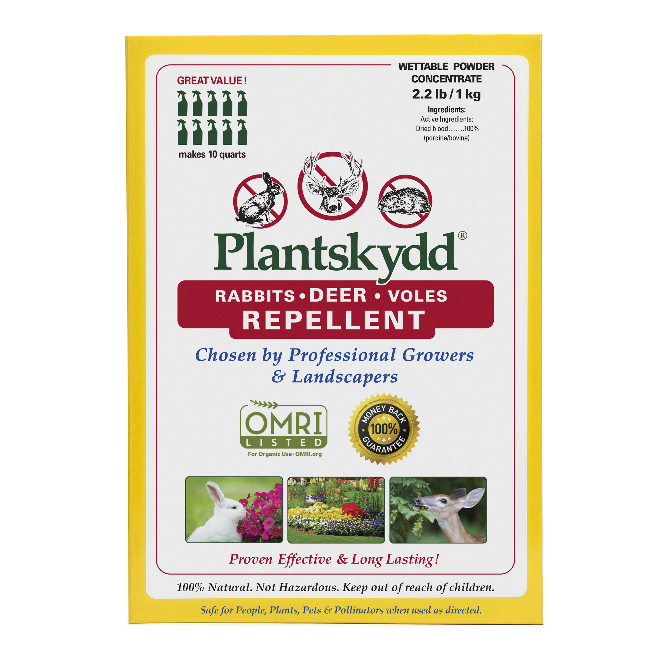 2.2 lb Powder Concentrate – Animal Repellent - Plantskydd
